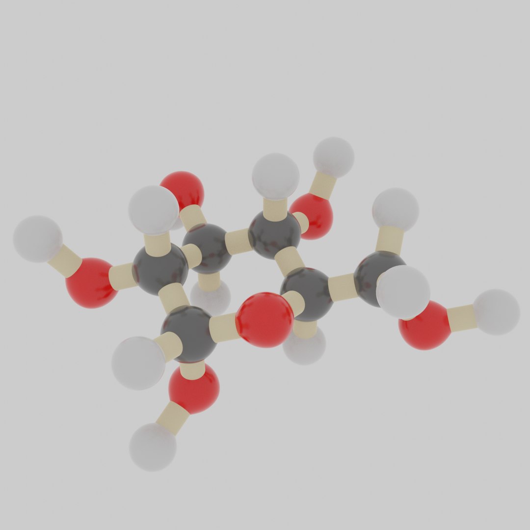 Glucose Displayed 3D Model - TurboSquid 1453743