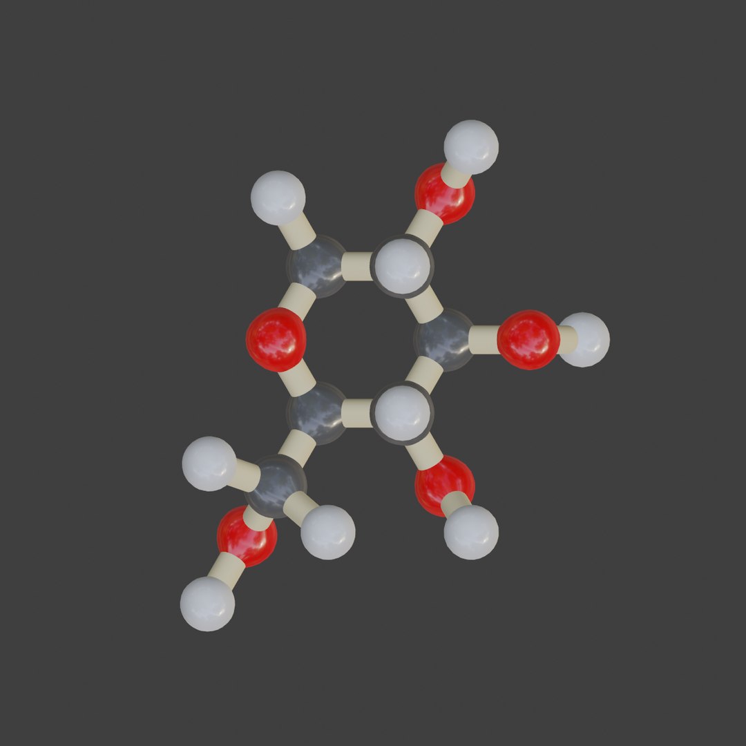 Glucose Displayed 3D Model - TurboSquid 1453743