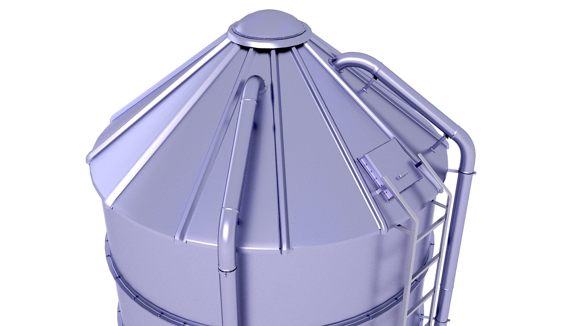 Hopper Silo 15 3D Model - TurboSquid 1745732