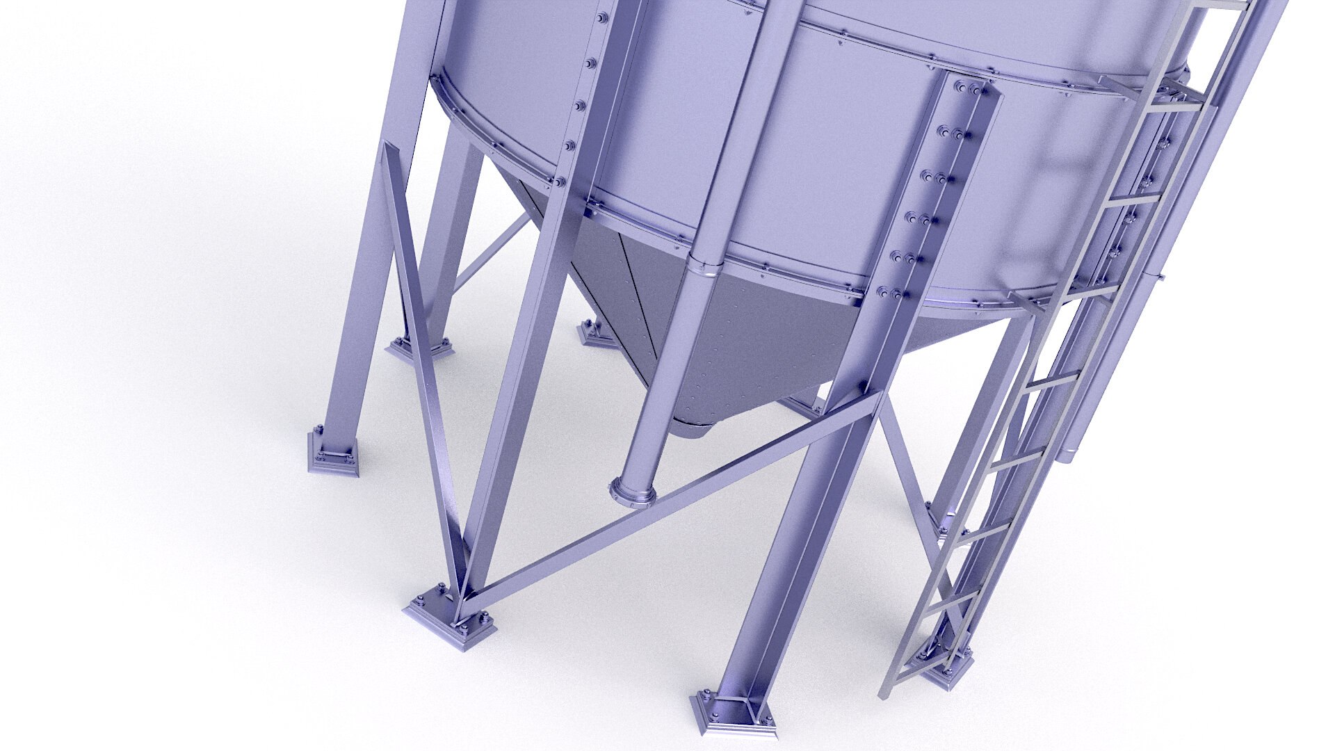 Hopper Silo 15 3D Model - TurboSquid 1745732