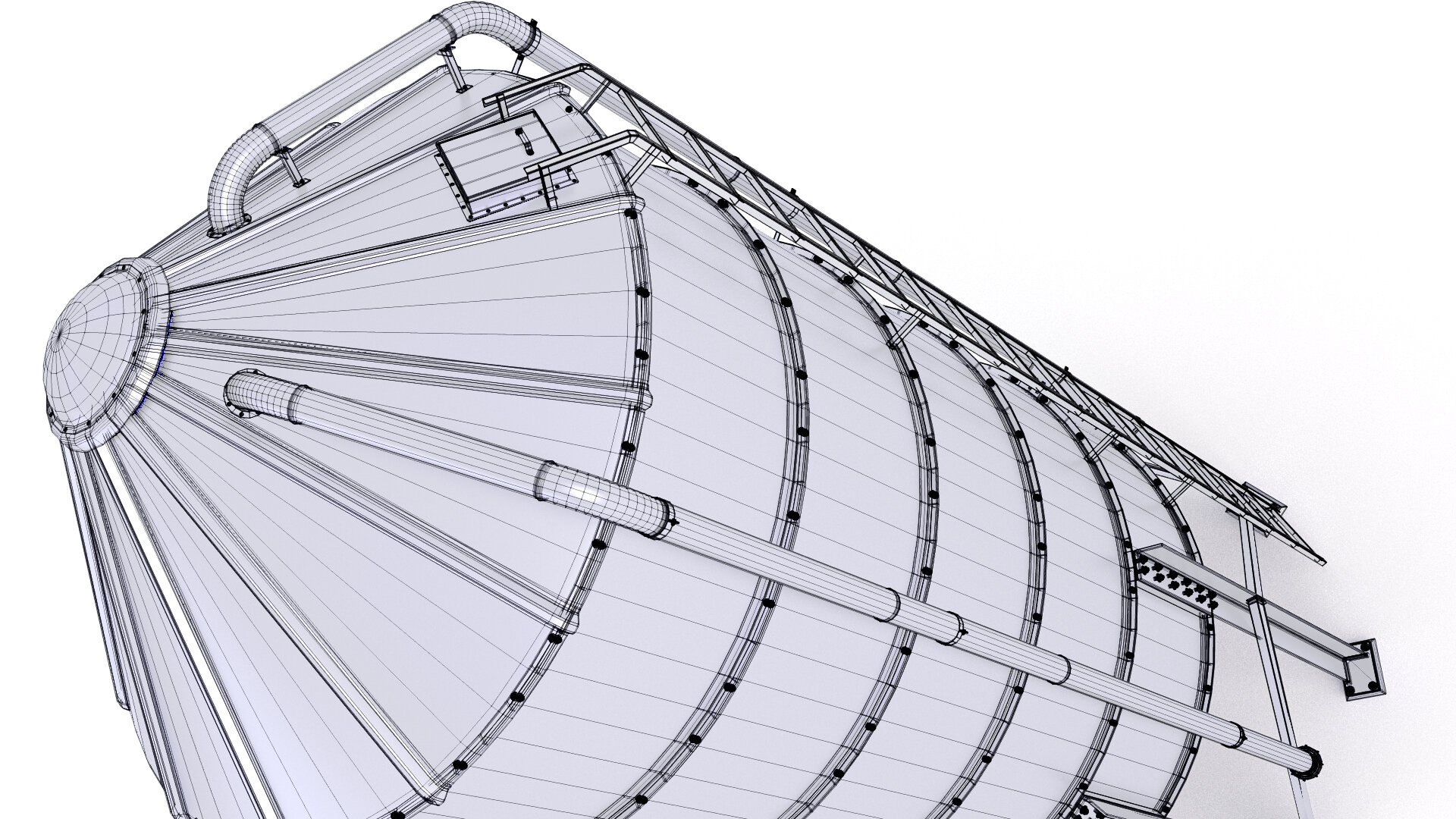 Hopper Silo 15 3D Model - TurboSquid 1745732