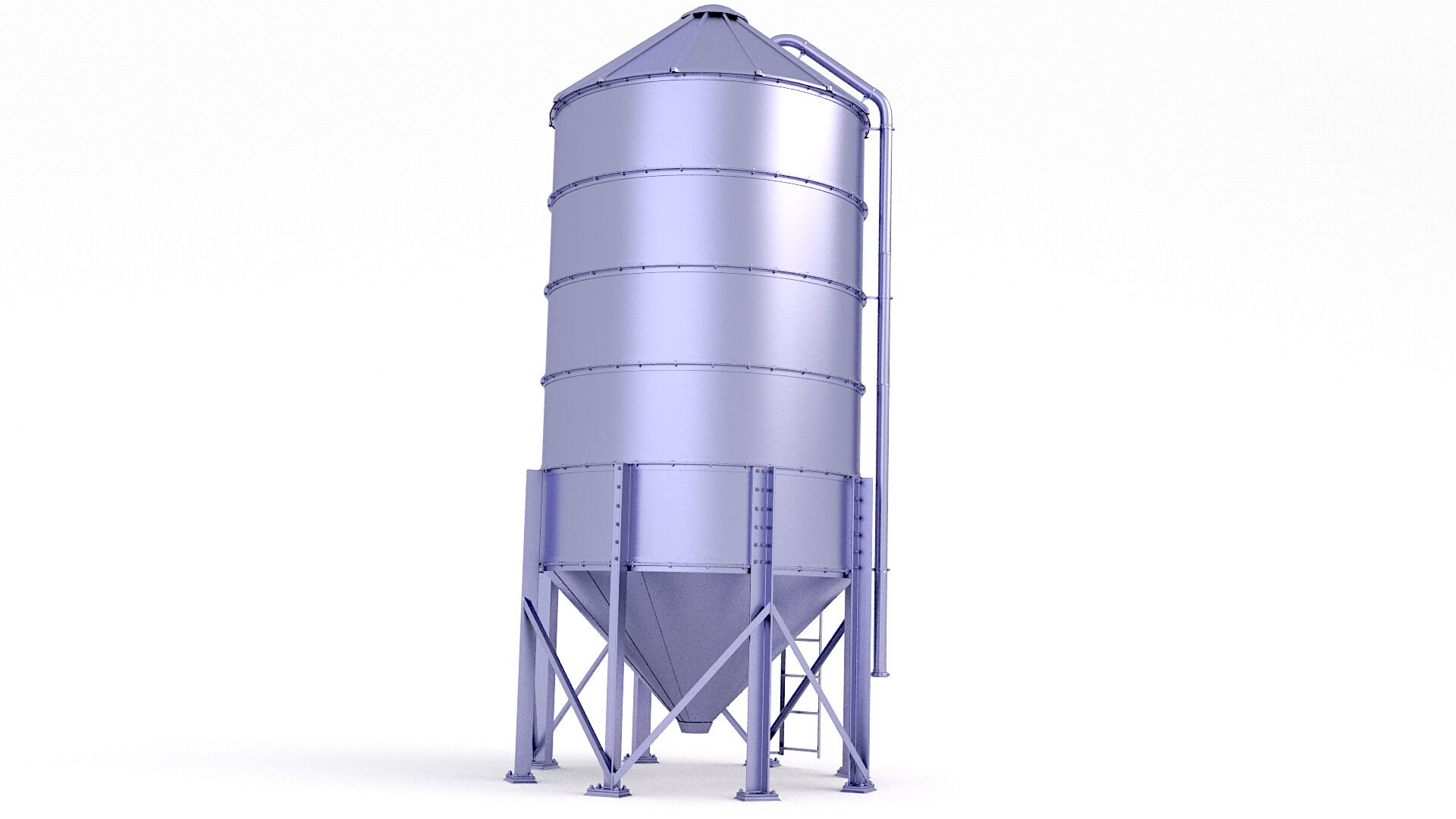 Hopper Silo 15 3D Model - TurboSquid 1745732