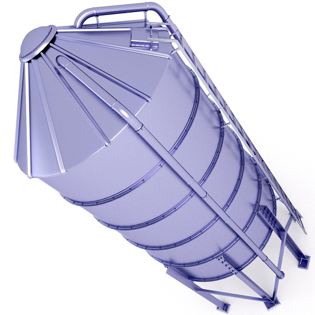 Hopper Silo 15 3D Model - TurboSquid 1745732