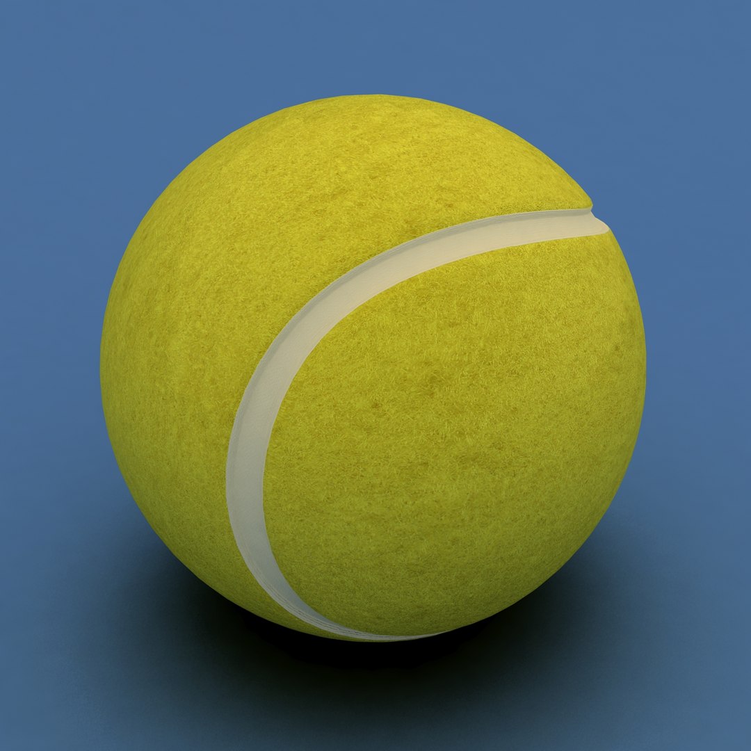 3ds max tennisball tennis ball
