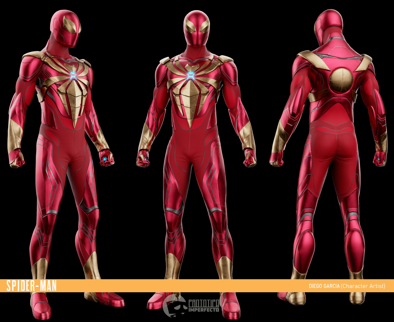 FanArt IronSpider Classic Suit Ps4 3D model - TurboSquid 1787279