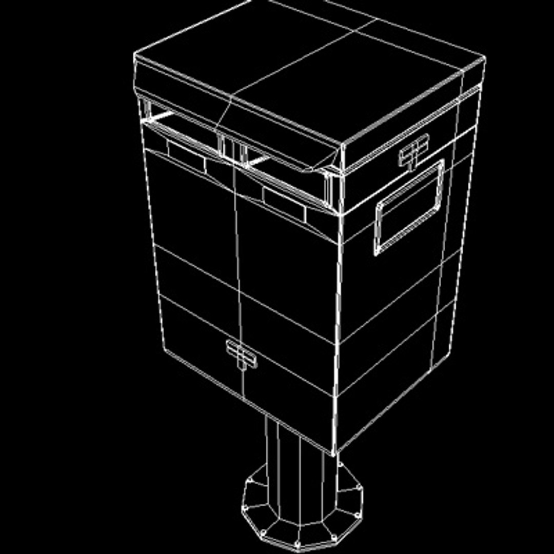 3d Model Japanese Mailbox
