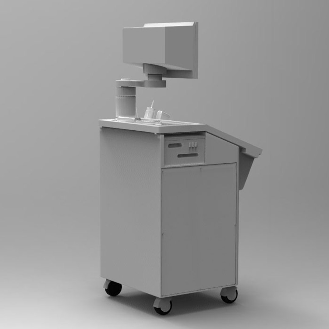 Ultrasound Machine 3d Obj