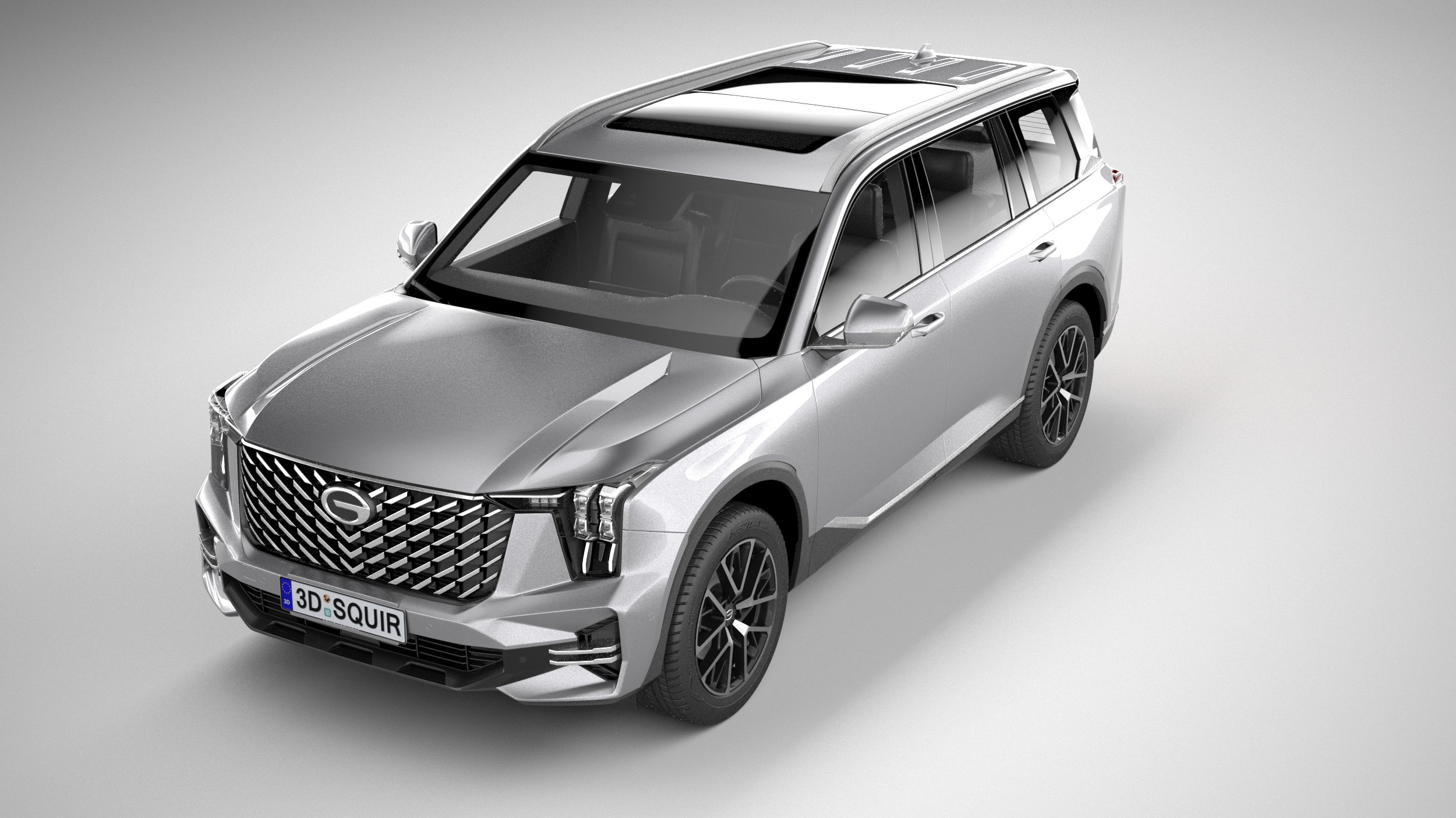 GAC Trumpchi GS8 2022 Modelo 3D - TurboSquid 1972225