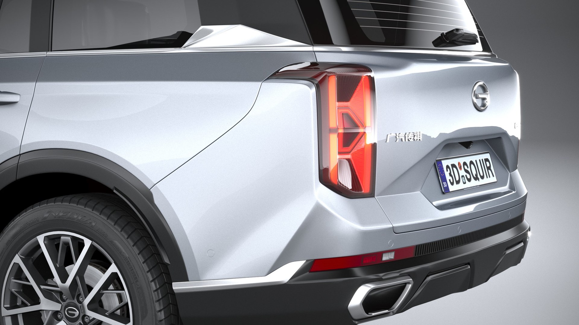 3D GAC Trumpchi GS8 2022 Model - TurboSquid 1972225