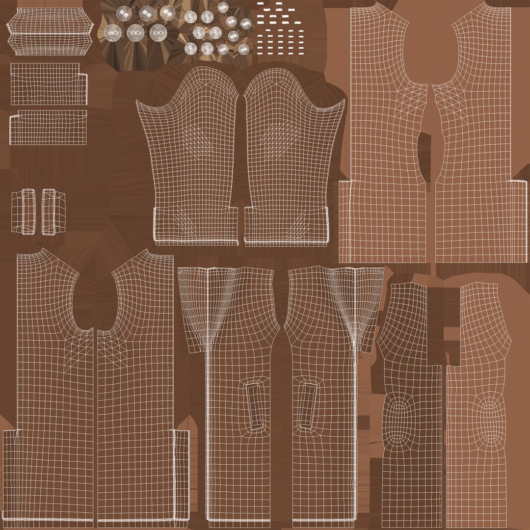 3D Model Mens Set Clothes 02 - TurboSquid 2184929