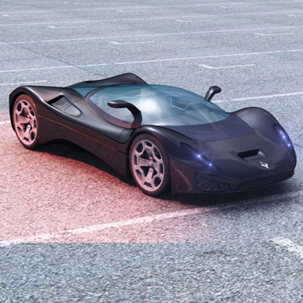 aurora car concept obj