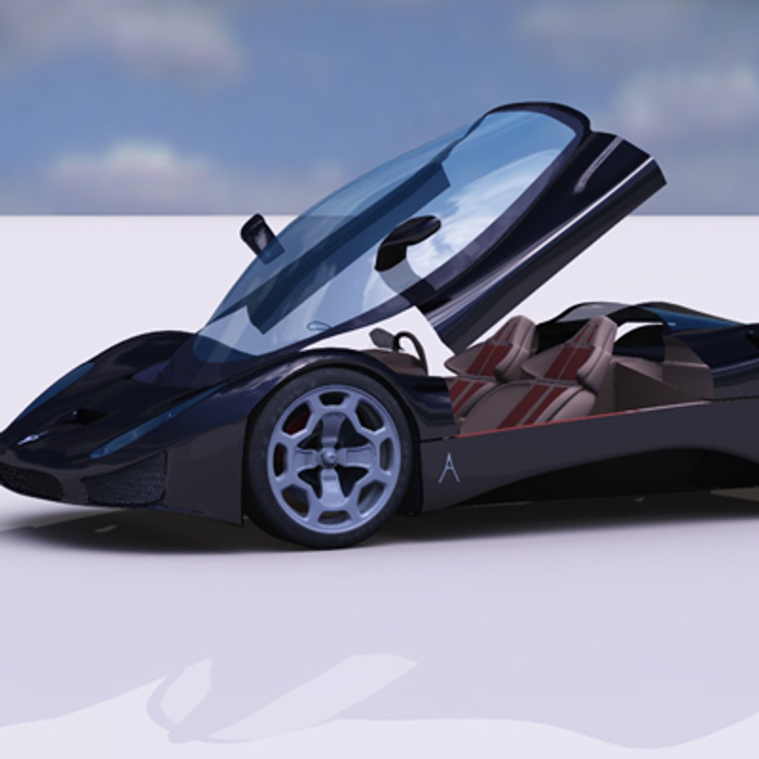 aurora car concept obj