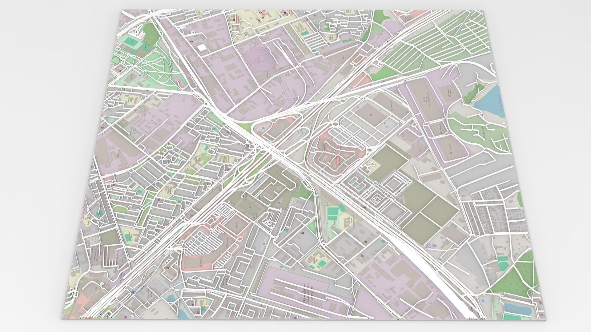 3D Streets And Roads Lyubertsy Moscow Region - TurboSquid 2349477