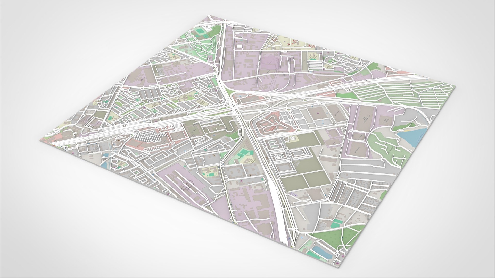 3D Streets And Roads Lyubertsy Moscow Region - TurboSquid 2349477