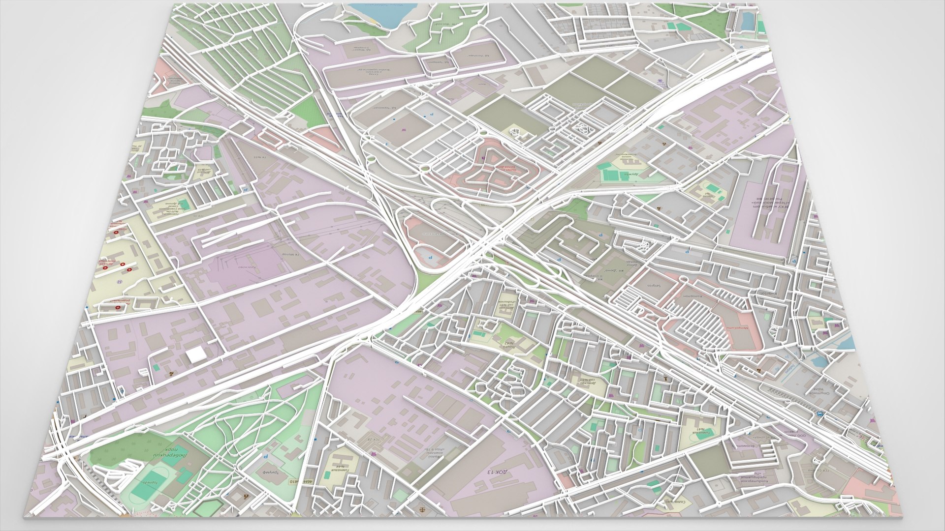 3D Streets And Roads Lyubertsy Moscow Region - TurboSquid 2349477