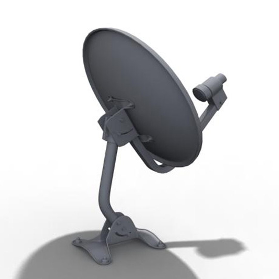 parabolic antena 3d model