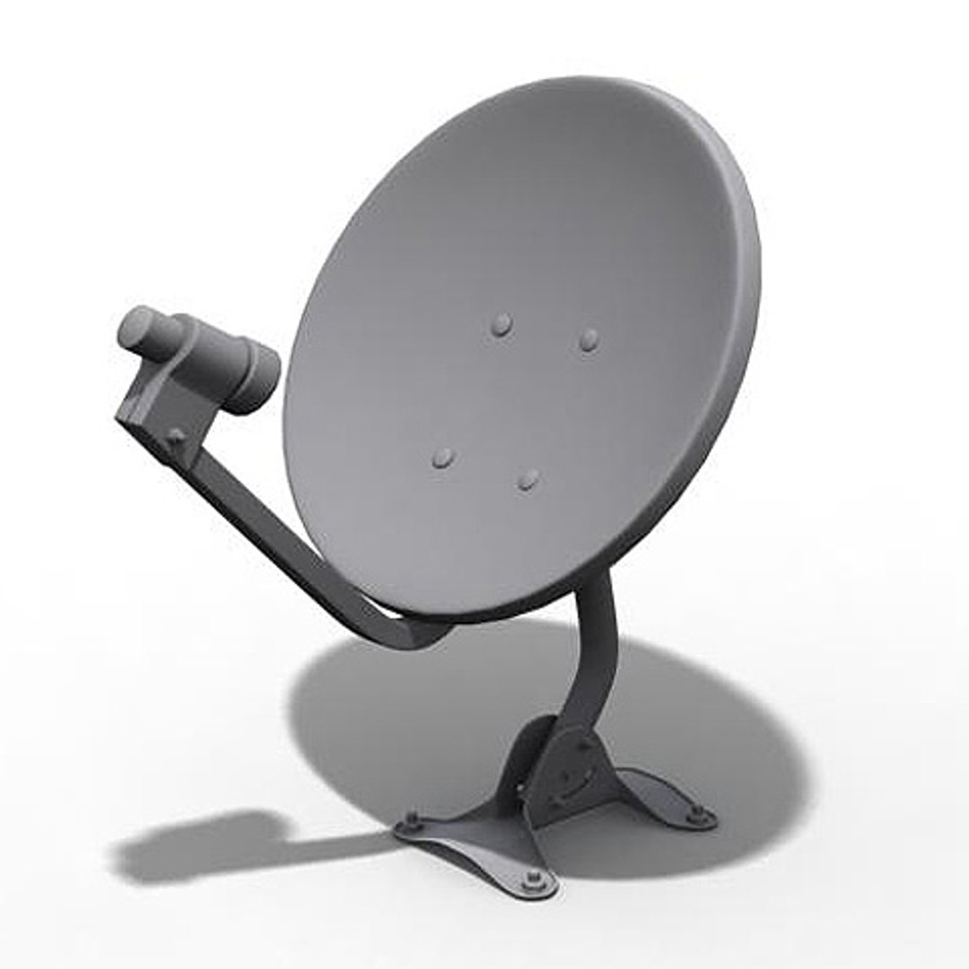 parabolic antena 3d model