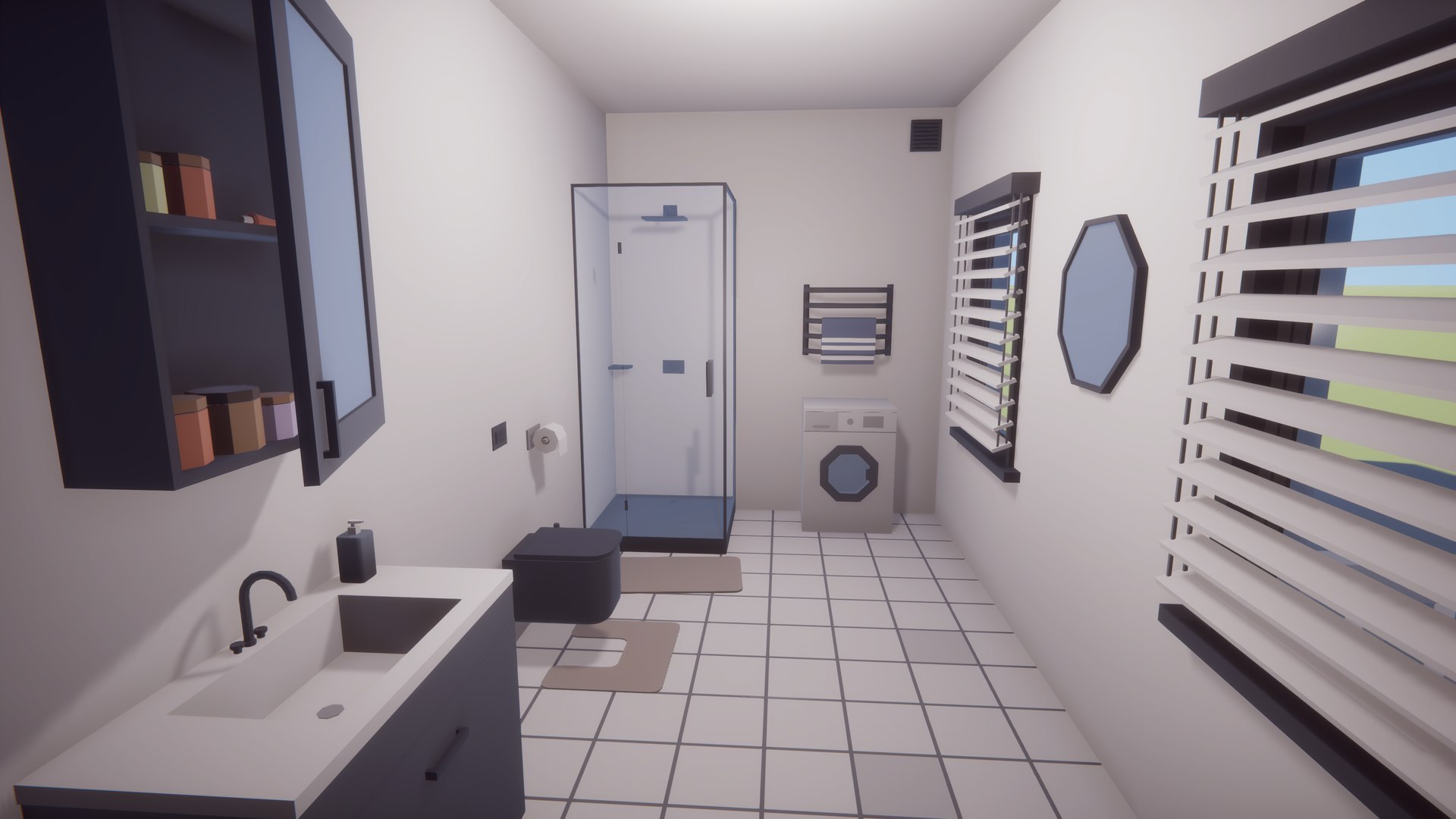 Low Poly House Interior And Exterior 3D Model - TurboSquid 1869976