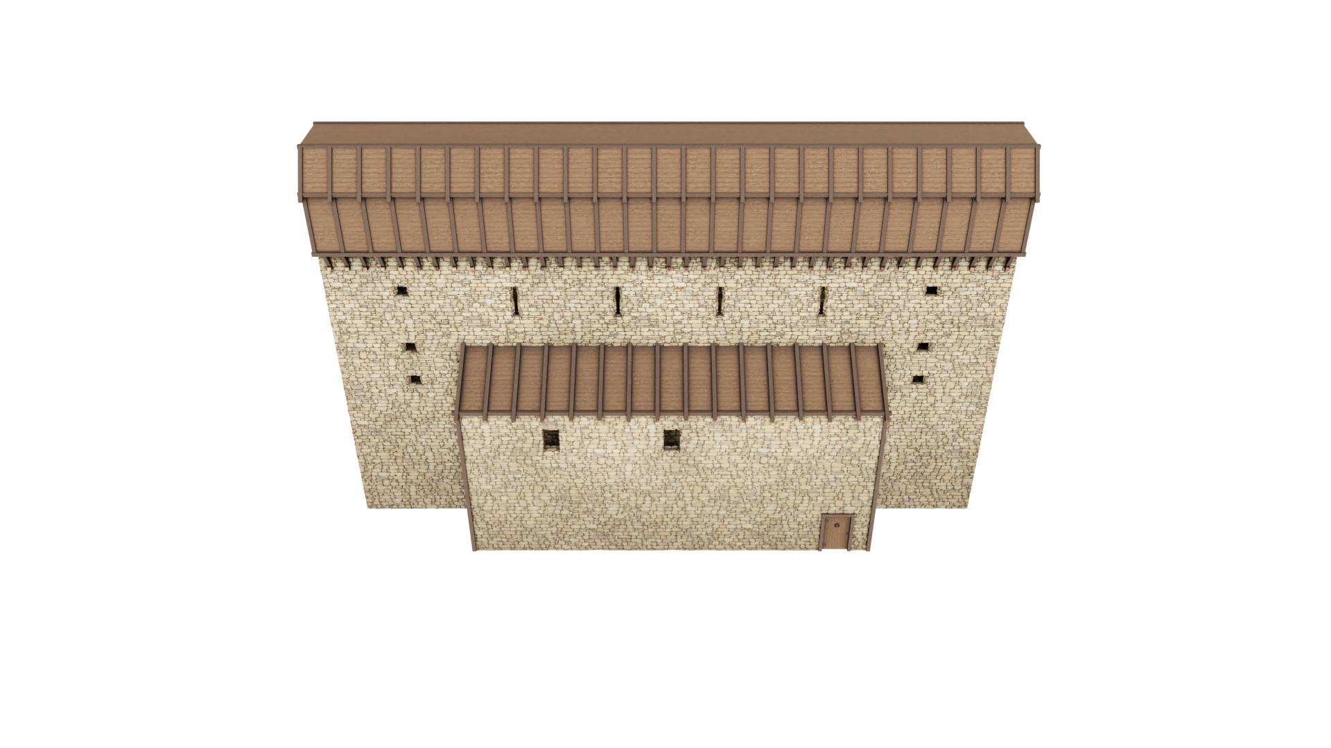 Medieval Wall Iv 3D Model - TurboSquid 1643814