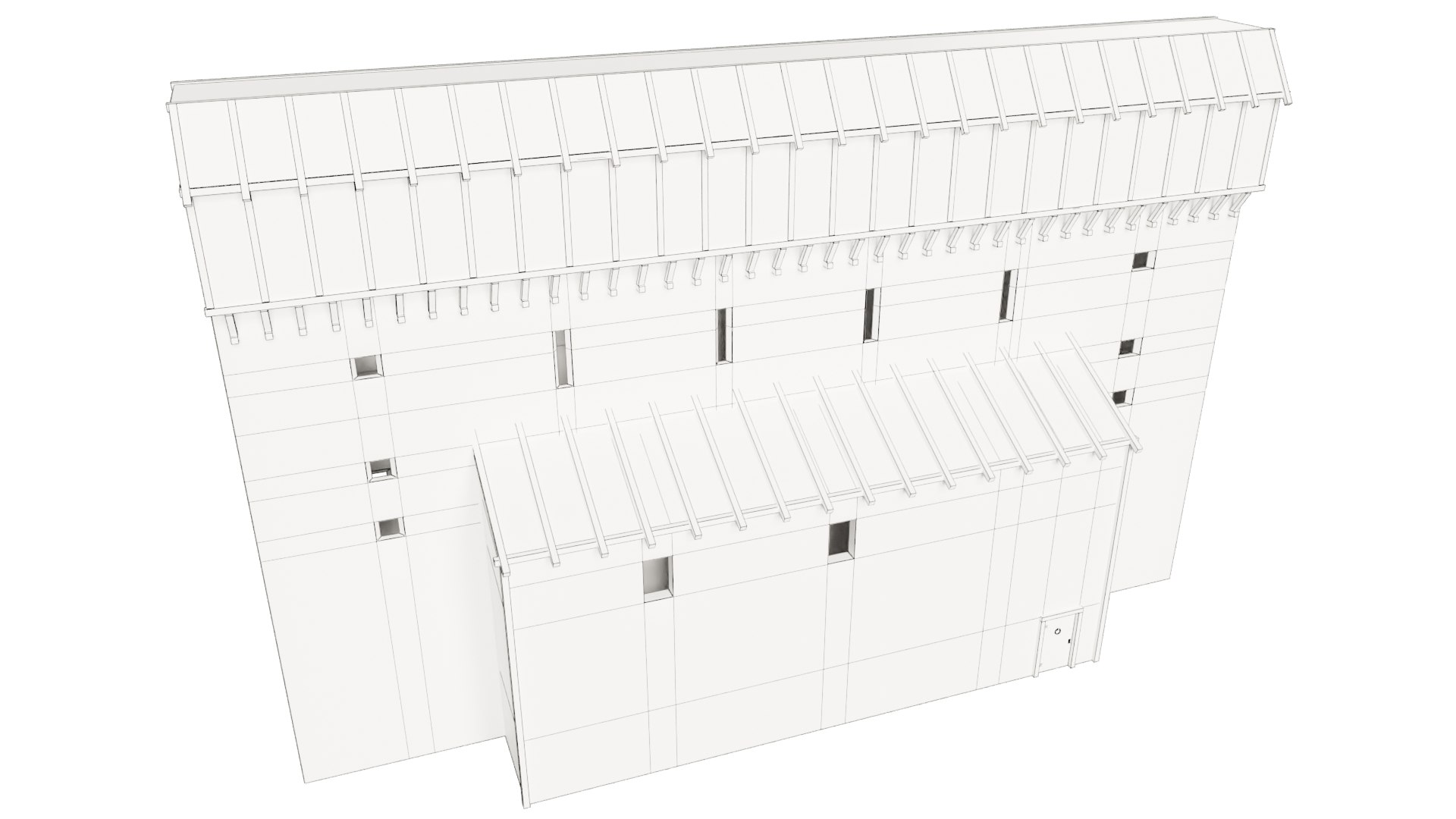 Medieval Wall Iv 3D Model - TurboSquid 1643814