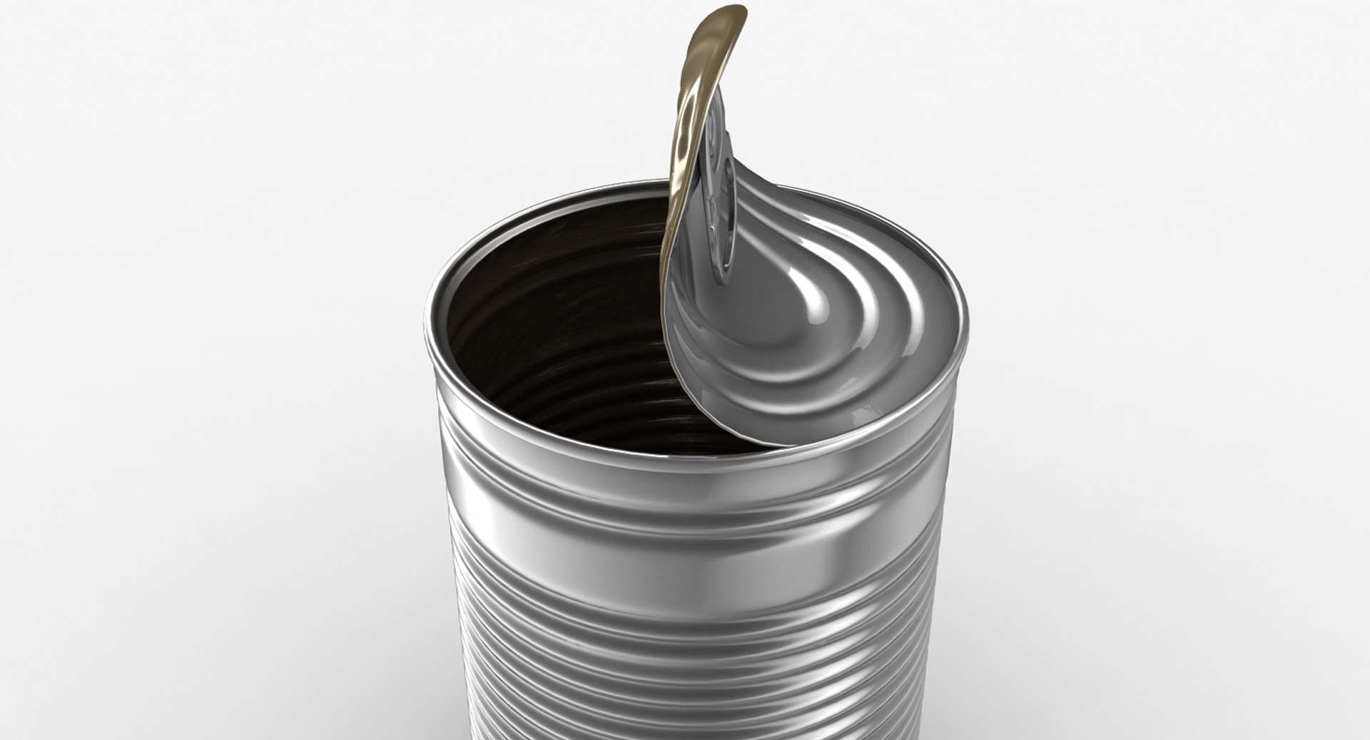 3D Realistic Open Tin 02 Model - TurboSquid 1190223