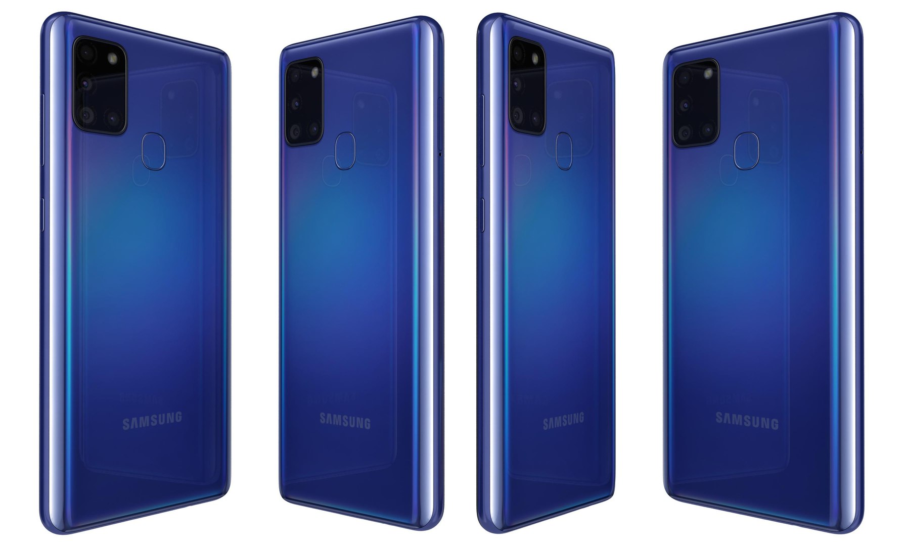 Samsung Galaxy A21s Blue 3D Model - TurboSquid 1573301