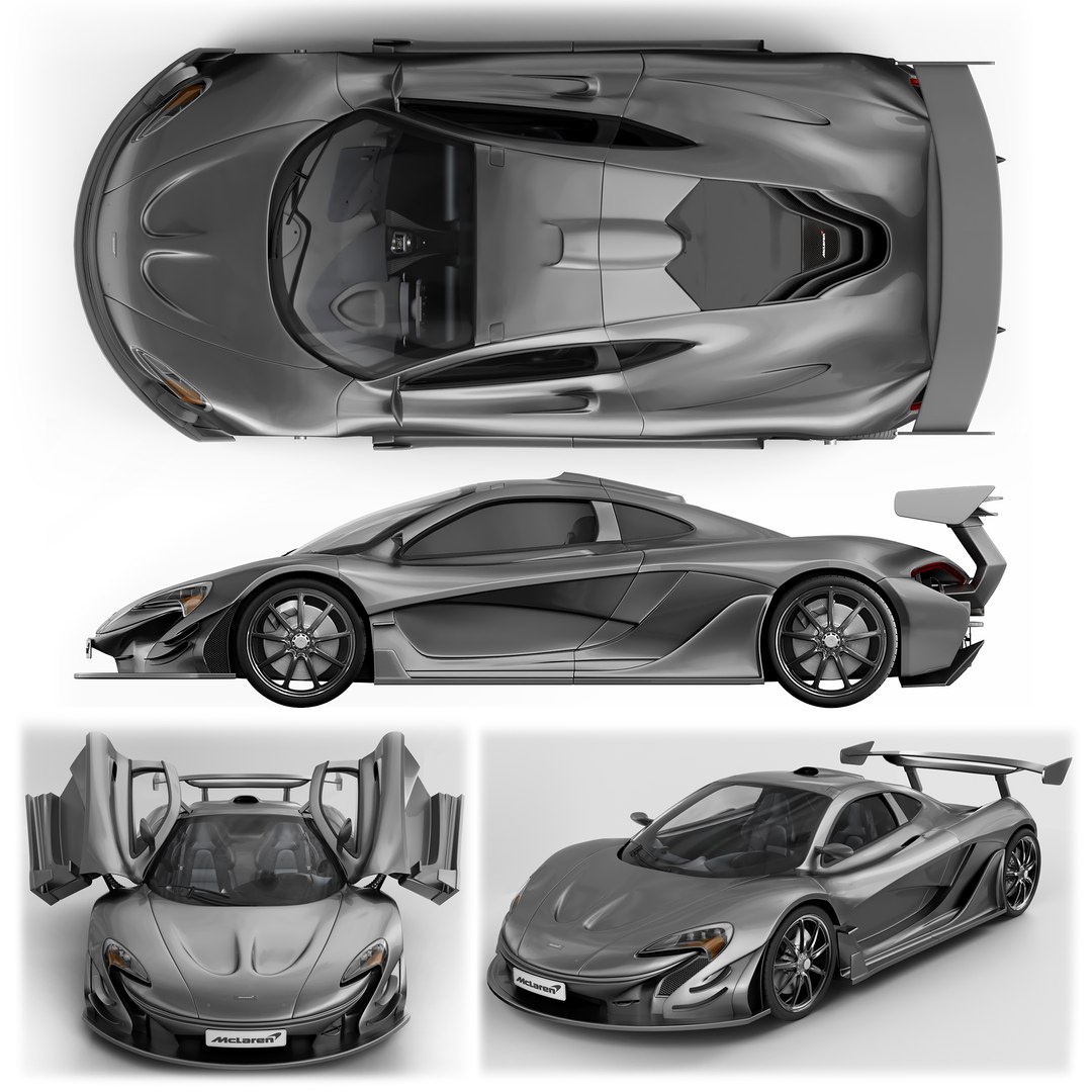 McLaren P1 Hypercar 3D Model - TurboSquid 2293945