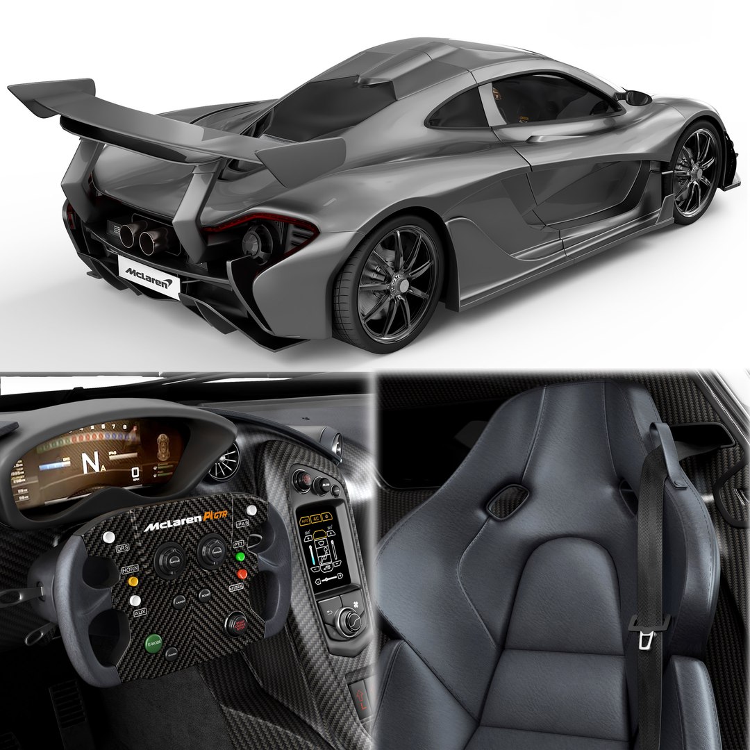 McLaren P1 Hypercar 3D Model - TurboSquid 2293945