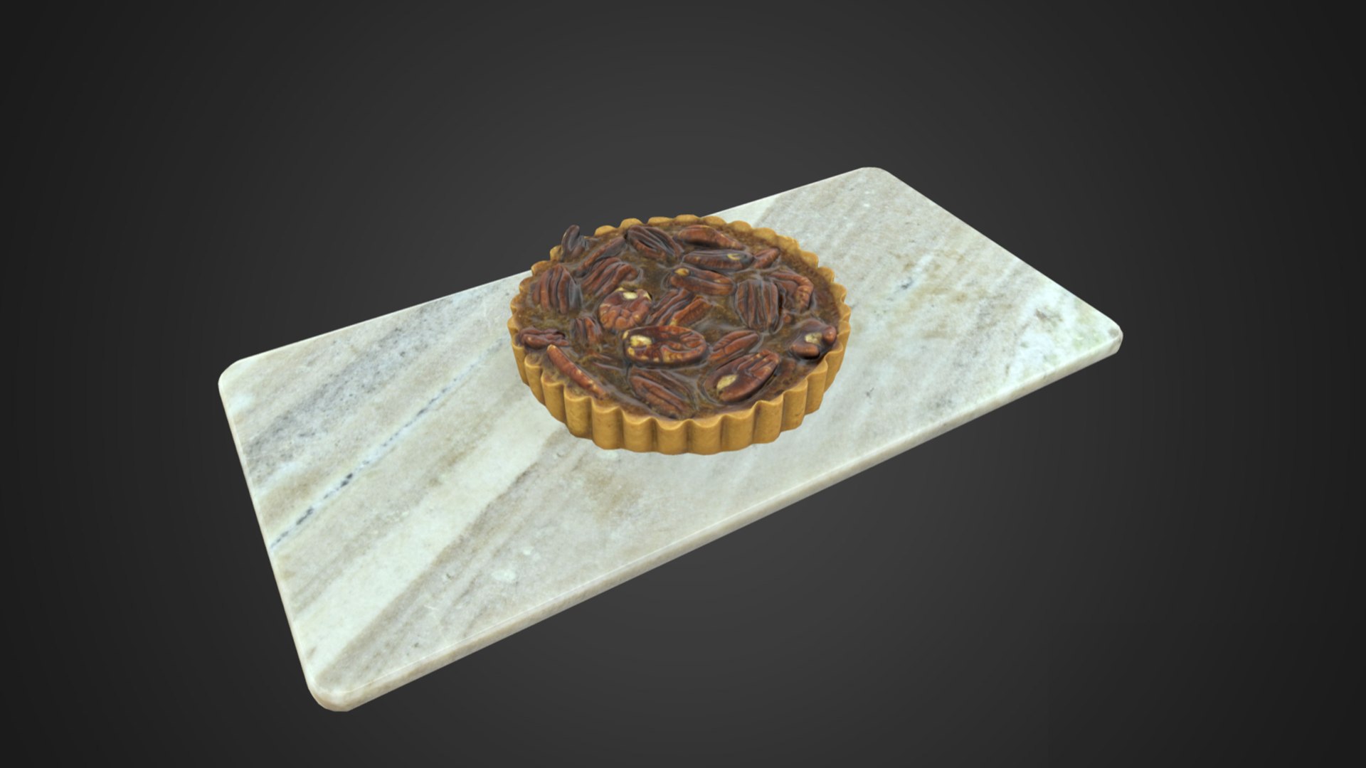 3D Game Ready Pecan Pie Model - TurboSquid 2056008