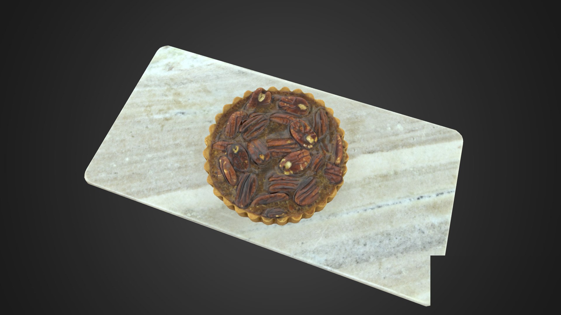 3D Game Ready Pecan Pie Model - TurboSquid 2056008
