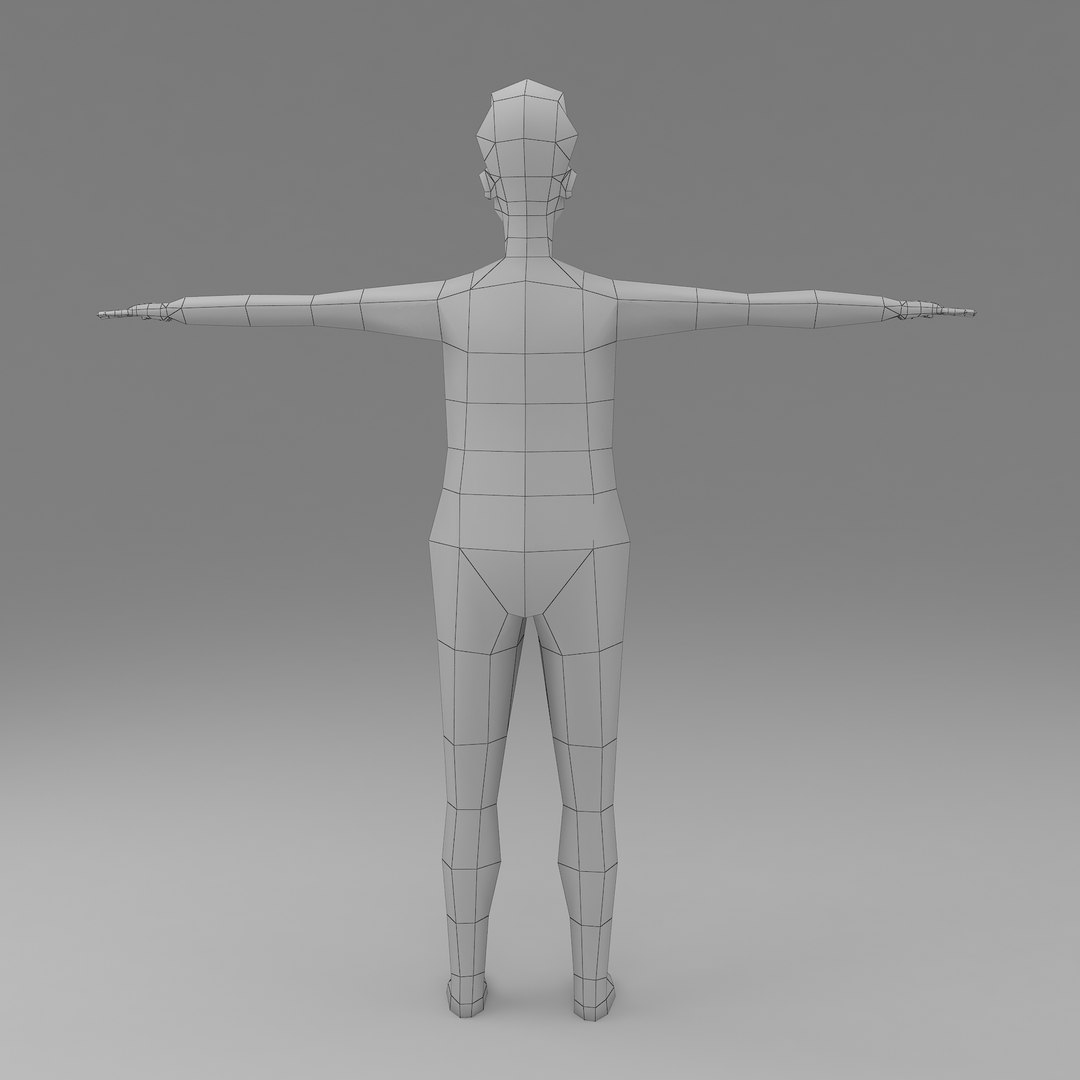 Man Base Mesh 3D Model - TurboSquid 1690104
