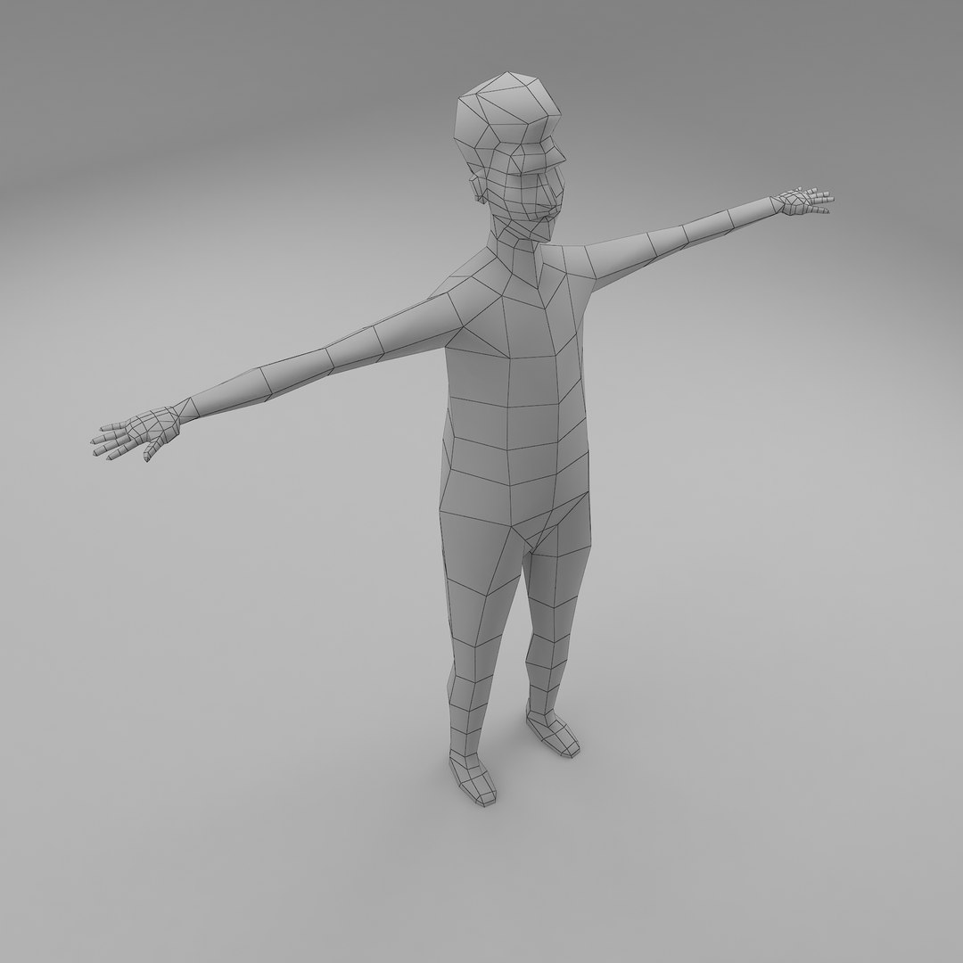 Man Base Mesh 3D Model - TurboSquid 1690104