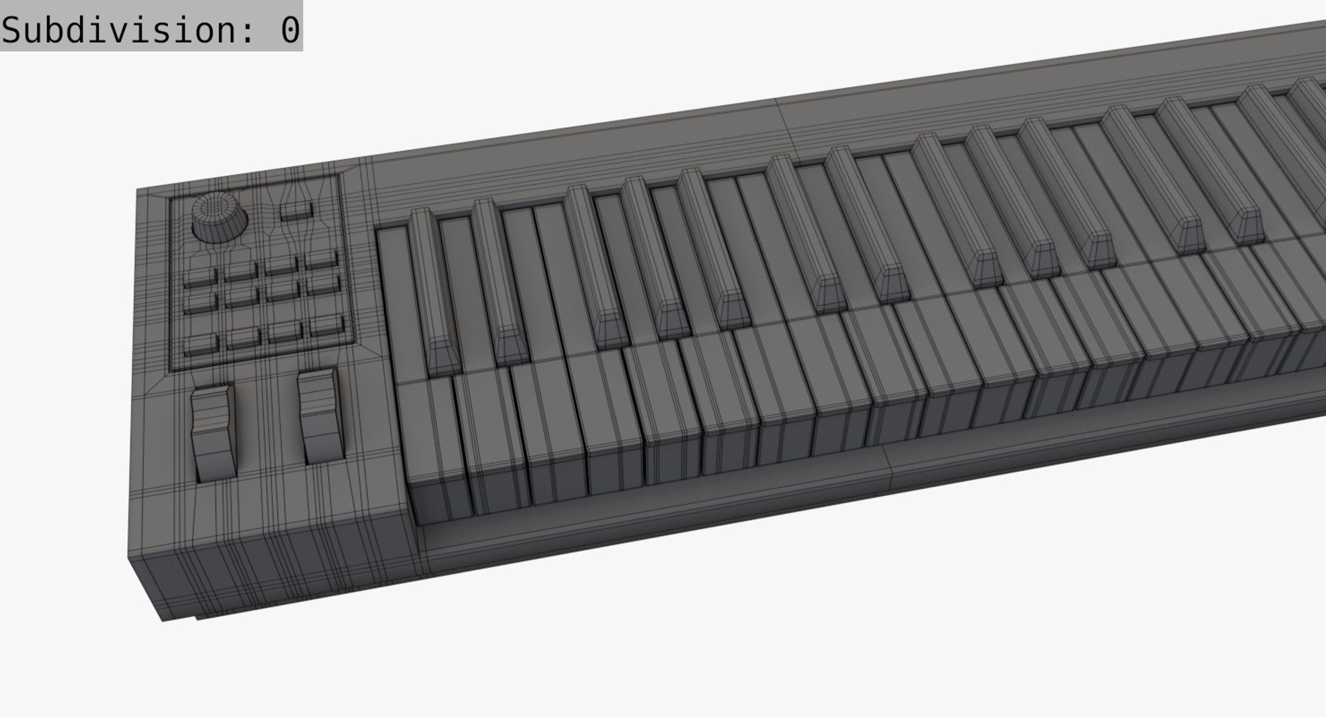 Midi-keyboard Keyboard 3D Model - TurboSquid 1200477