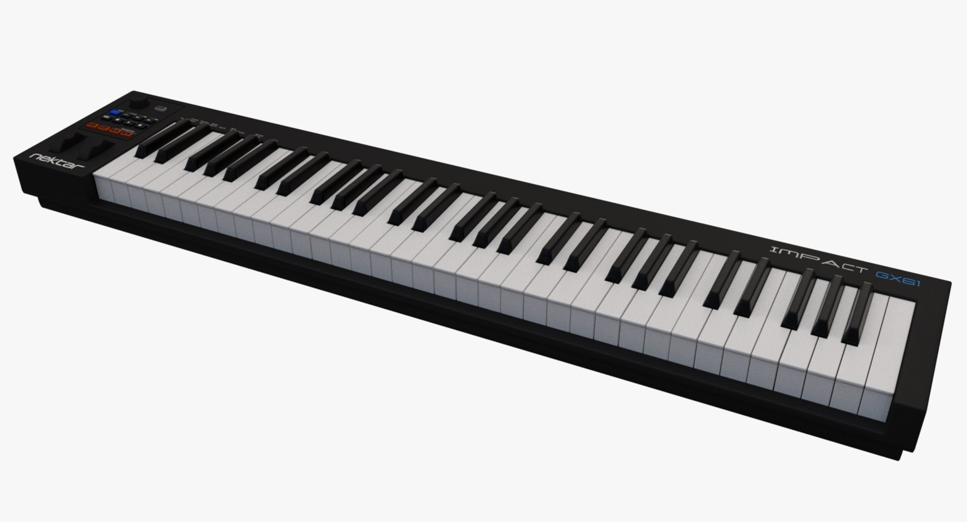 Midi-keyboard Keyboard 3D Model - TurboSquid 1200477