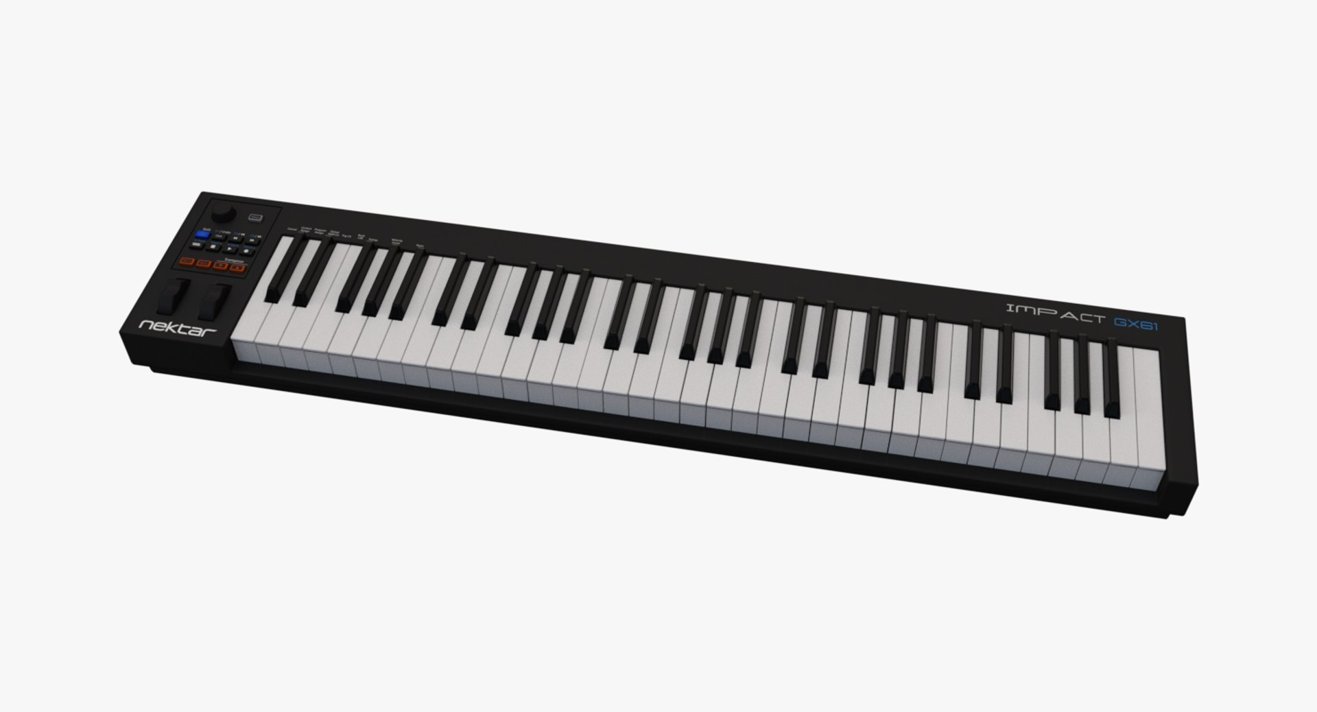 Midi-keyboard Keyboard 3D Model - TurboSquid 1200477
