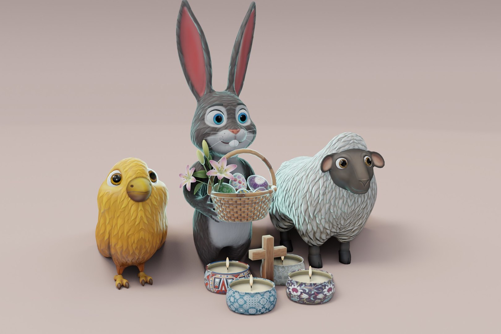 Easter Bunny 3D Model - TurboSquid 1504209