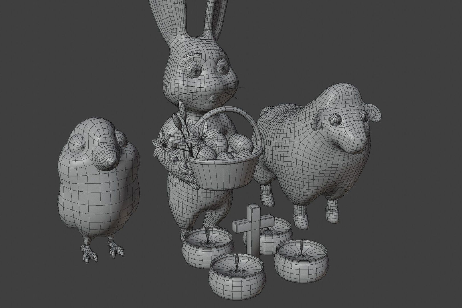 Easter Bunny 3D Model - TurboSquid 1504209