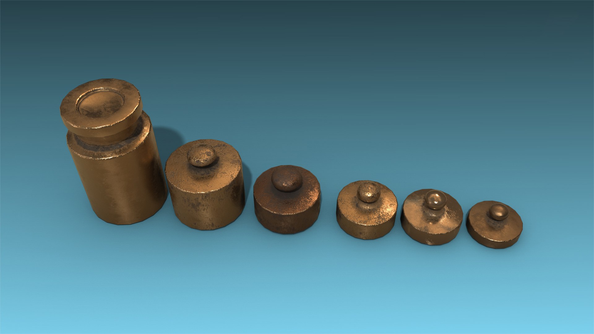 Low-poly Weight Stone 3D Model - TurboSquid 1644259