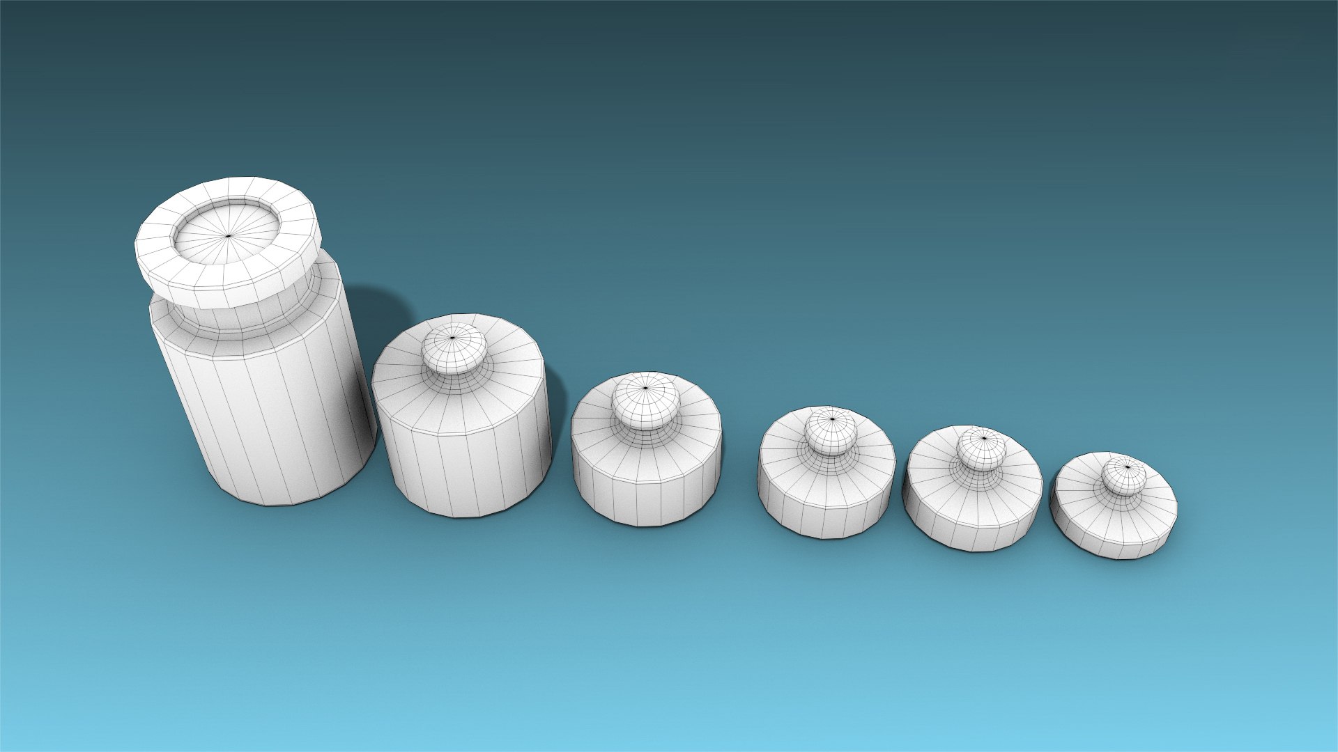 Low-poly Weight Stone 3D Model - TurboSquid 1644259