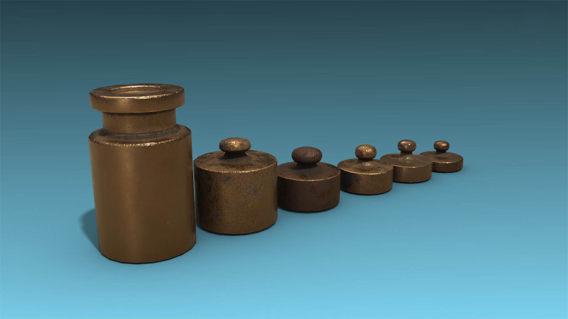 Low-poly Weight Stone 3D Model - TurboSquid 1644259