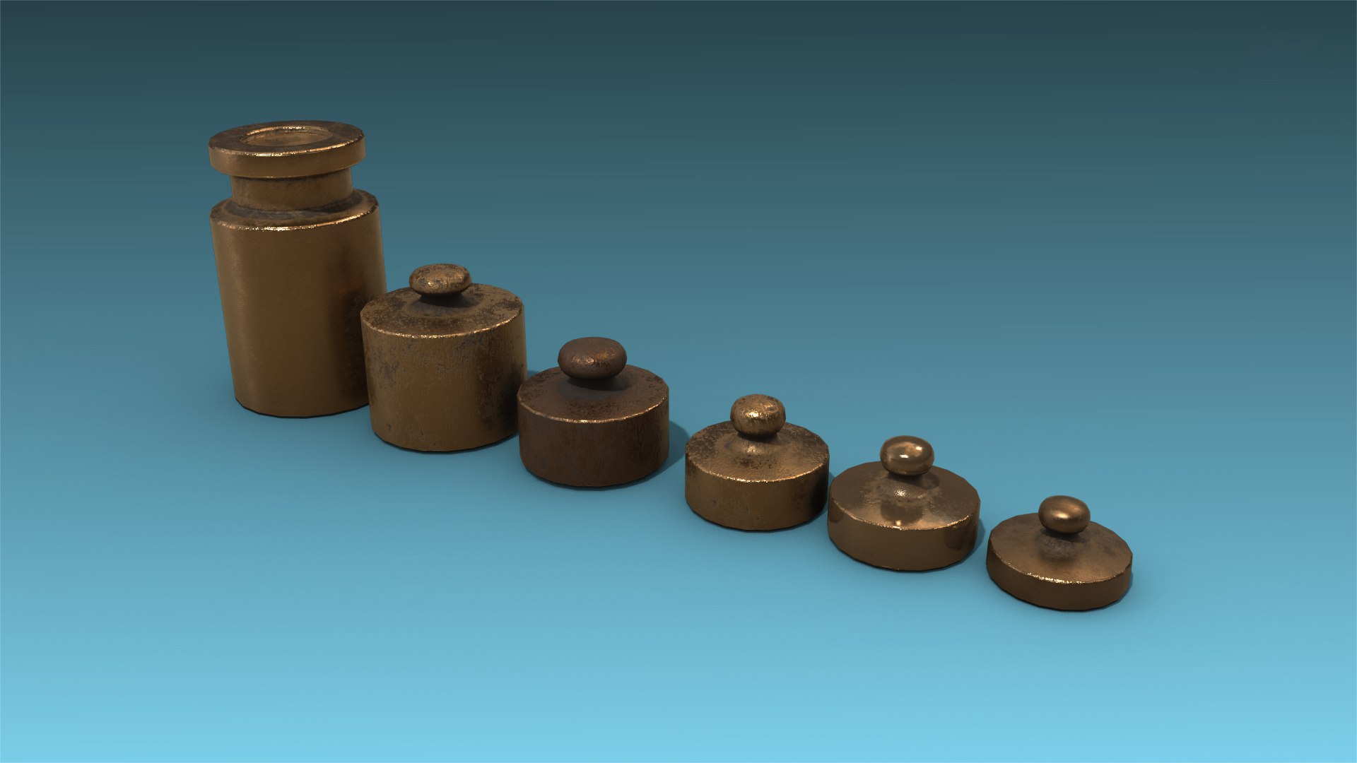 Low-poly Weight Stone 3D Model - TurboSquid 1644259