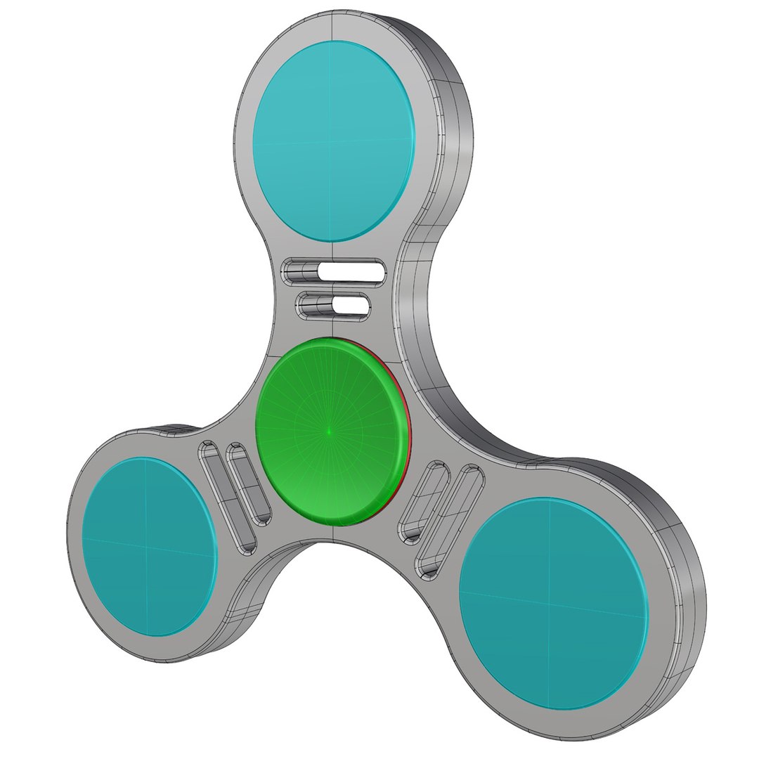 Hand spinner spin 3D model - TurboSquid 1159935