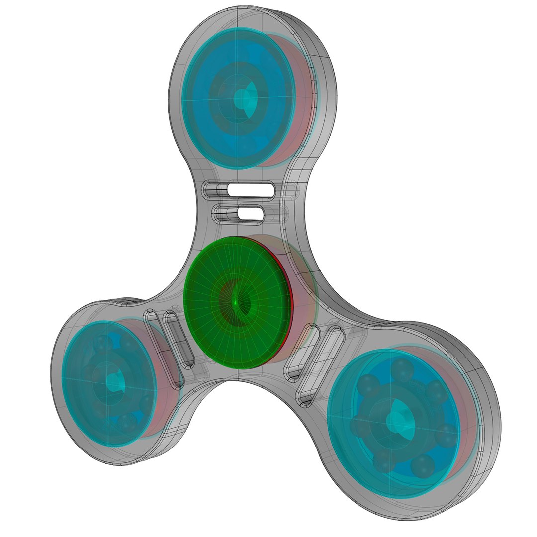 Hand spinner spin 3D model - TurboSquid 1159935