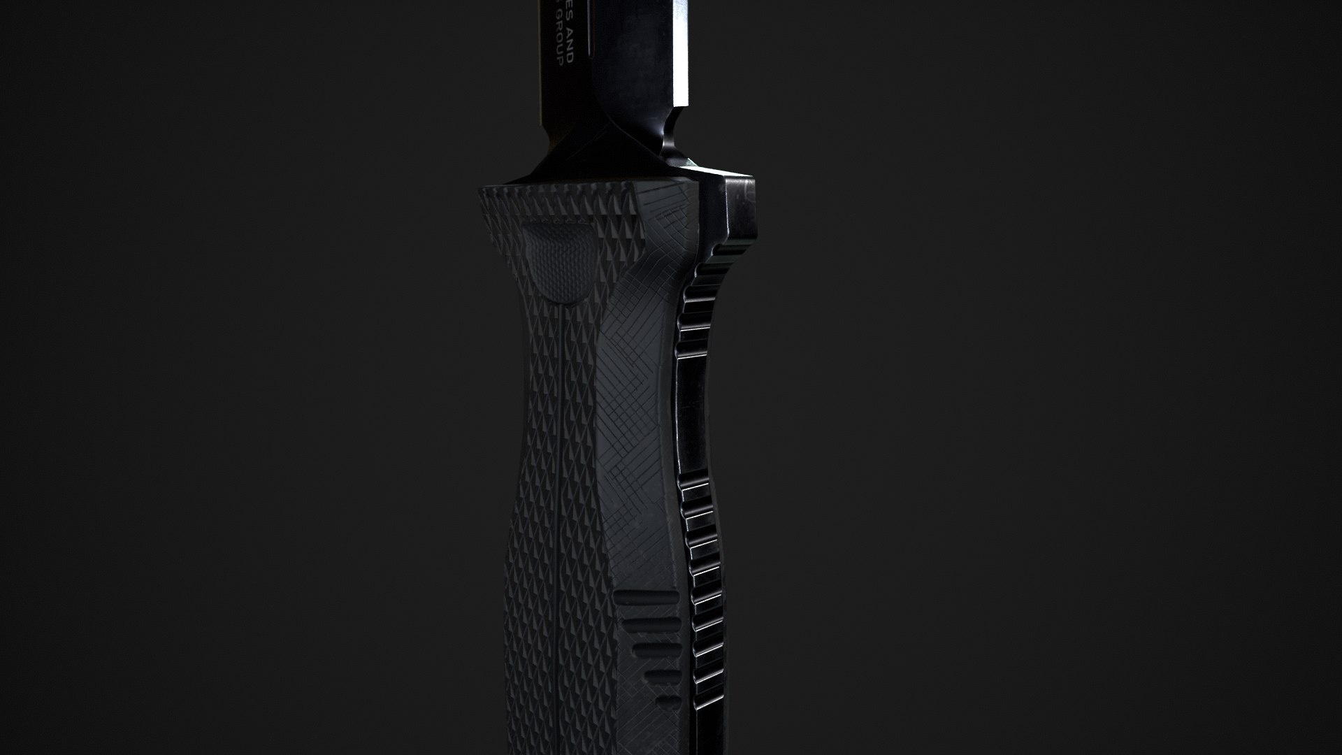 3D Model SOG Pentagon Tactical Knife - Low Poly Game Asset - TurboSquid ...