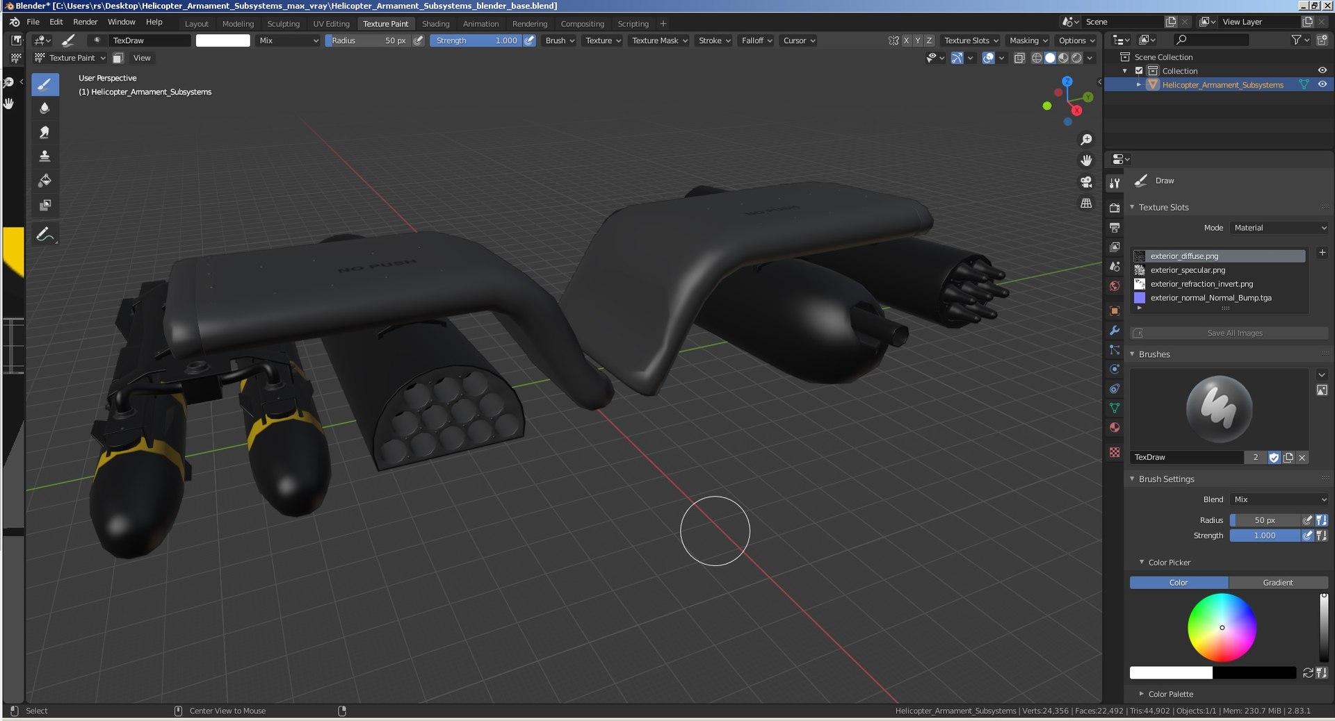 3D Helicopter Armament Subsystems Model - TurboSquid 1623354