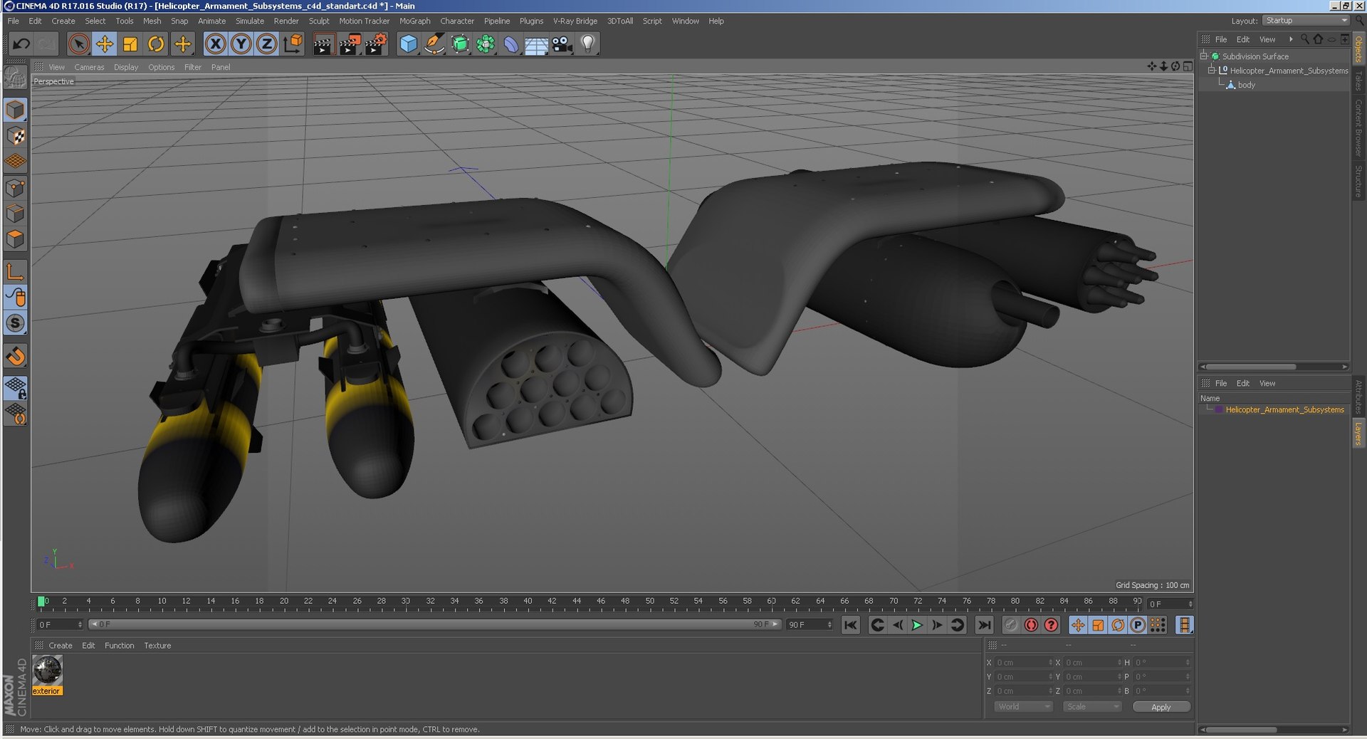 3D Helicopter Armament Subsystems Model - TurboSquid 1623354