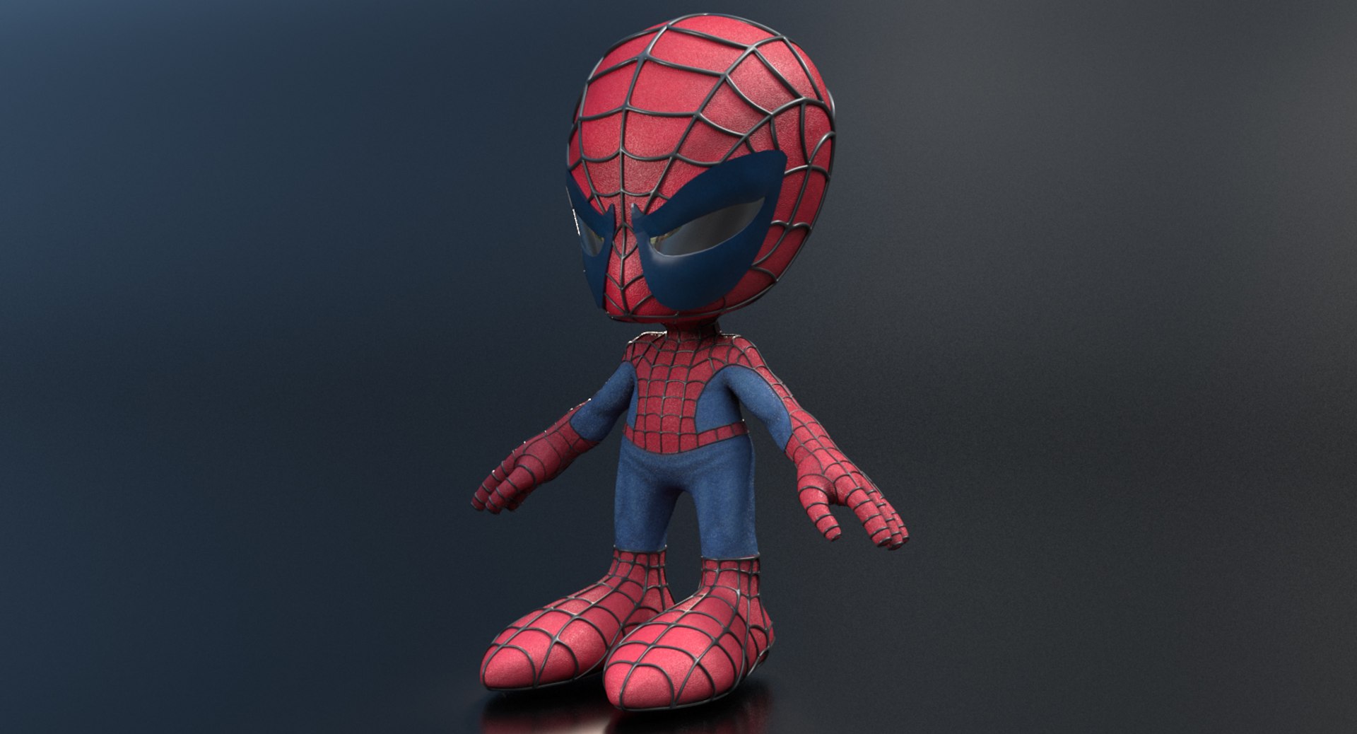 Spiderman Cartoon Spider Model - TurboSquid 1377536