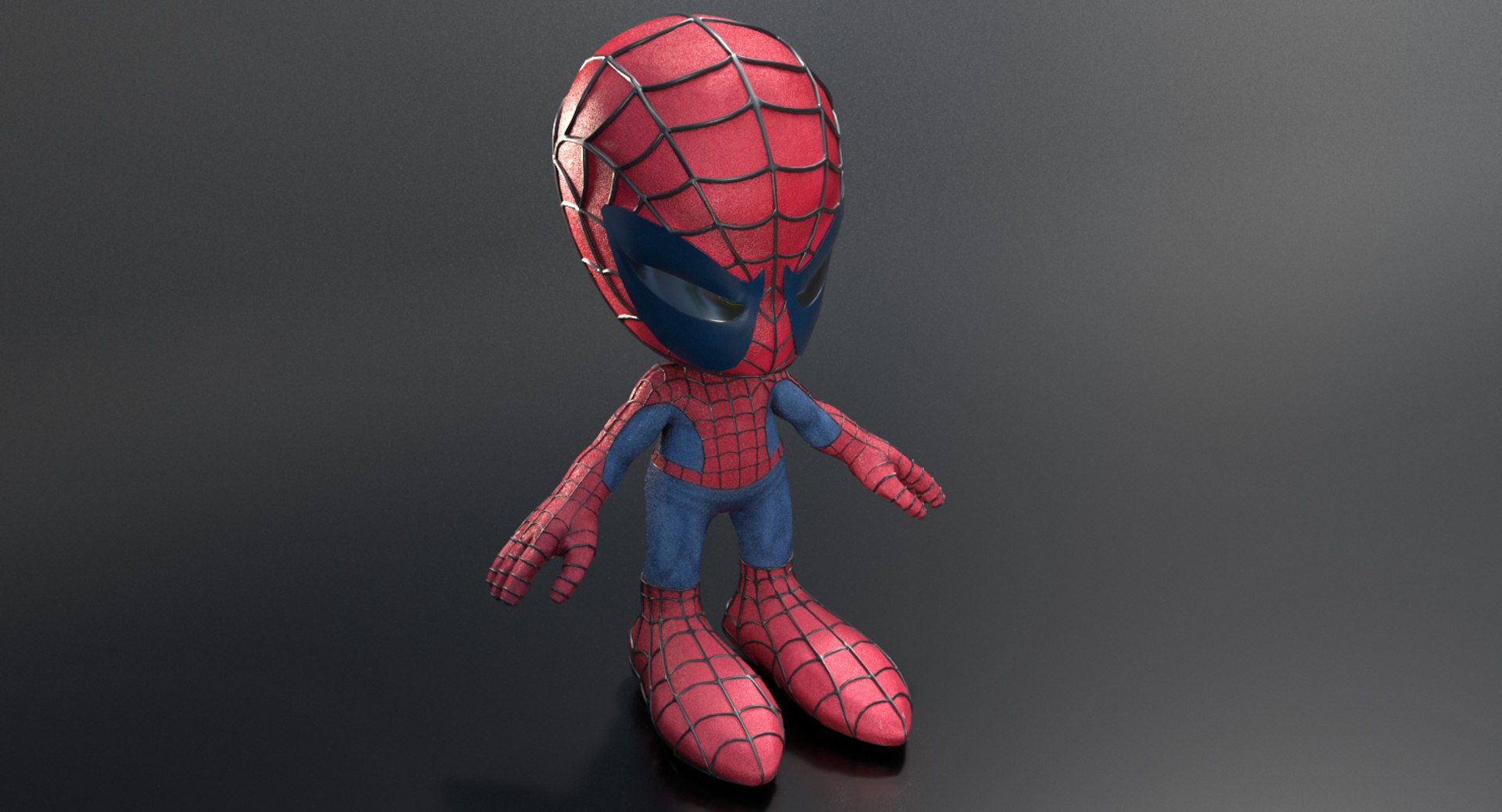 Spiderman Cartoon Spider Model - TurboSquid 1377536
