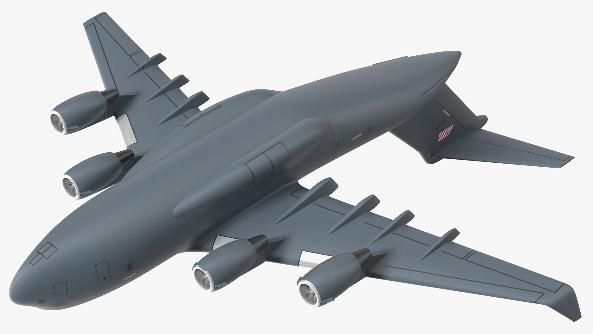 3D Globemaster III Scale Model - TurboSquid 1771468