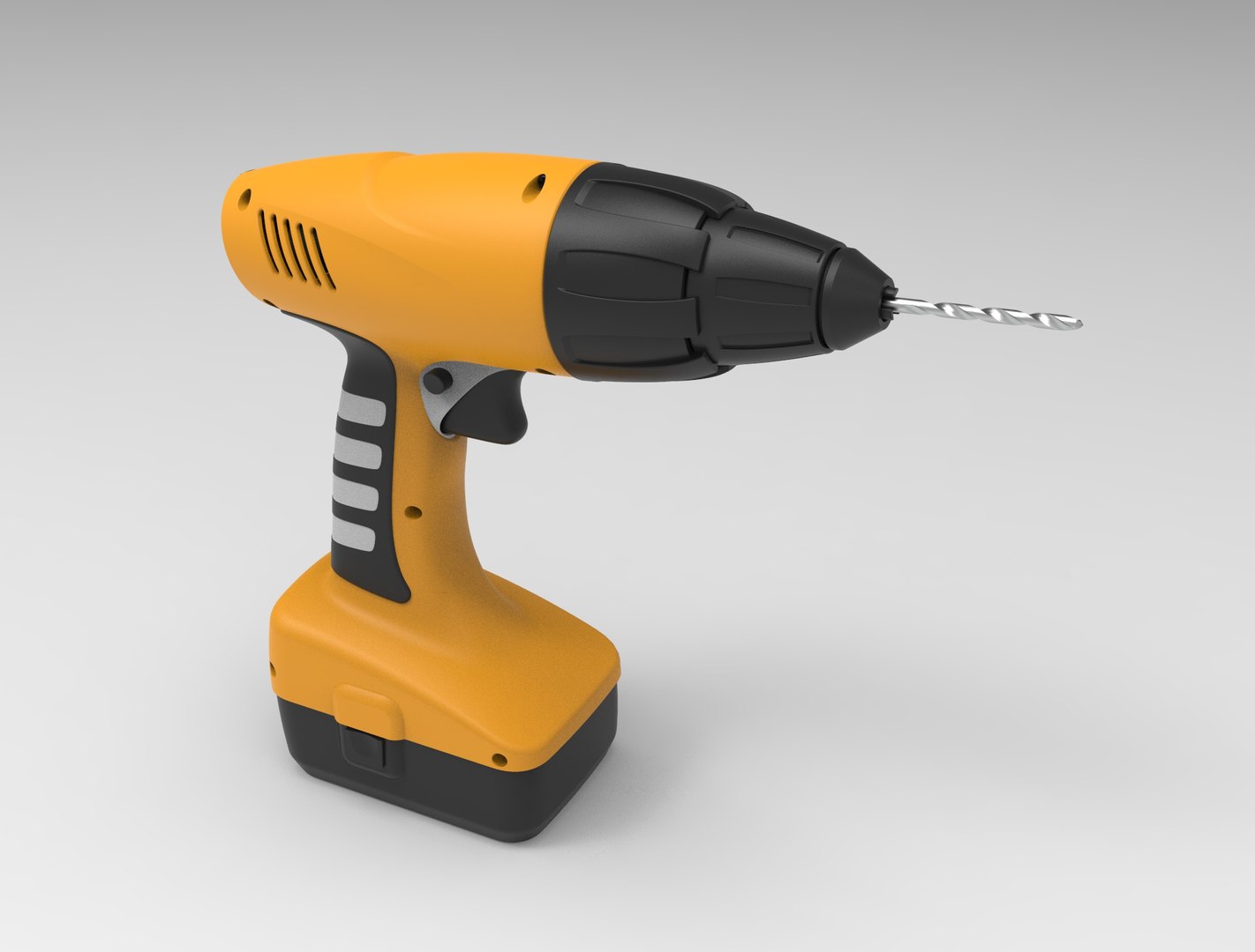 Cordless Drill Machine 3D Model - TurboSquid 1830521